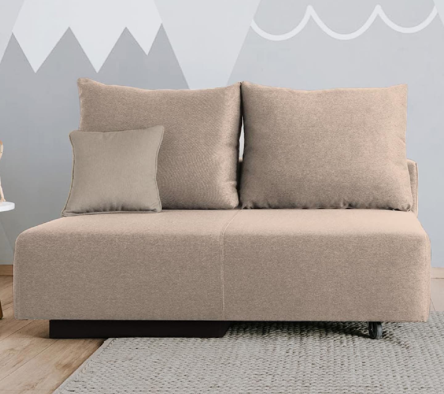 Modularna ugaona garnitura sa funkcijom spavanja i prostorom za ...